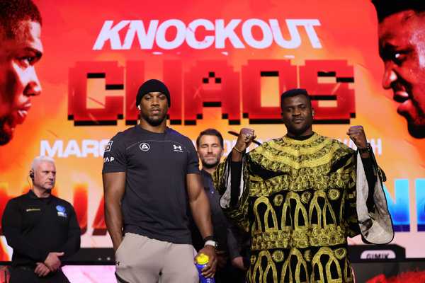 Boxe: Francis Ngannou promete "levar a alma" de Anthony Joshua ...