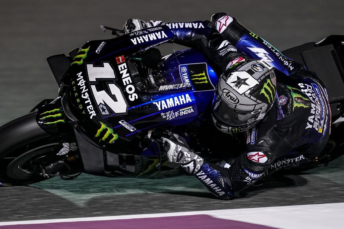 Estreando o nº 12 na moto, Viñales é o pole para a abertura da ...