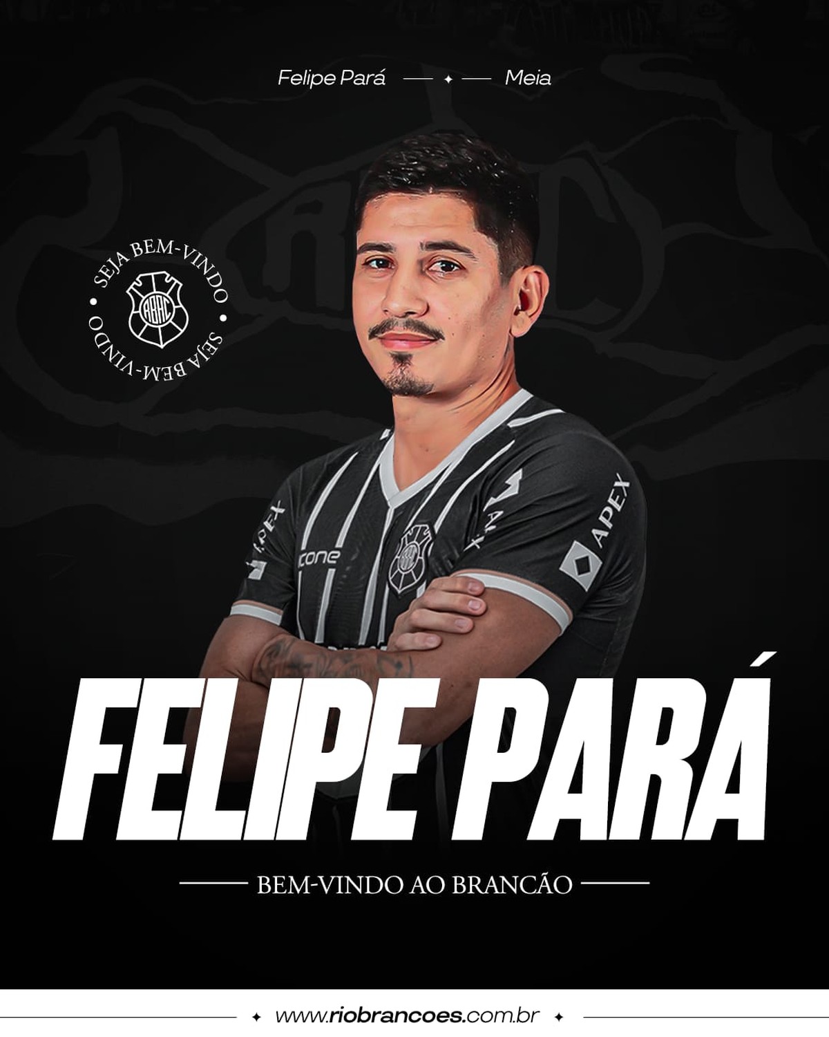 Rio Branco-ES acerta com meia Felipe Pará, ex-River-PI e Atlético Piauiense