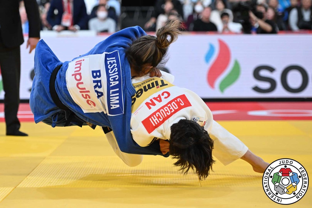 Jéssica Lima conquista a prata no Grand Slam de Tóquio de judô | judô | ge