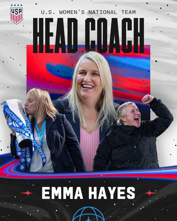 Estados Unidos anunciam Emma Hayes, que será técnica mais bem paga do ...