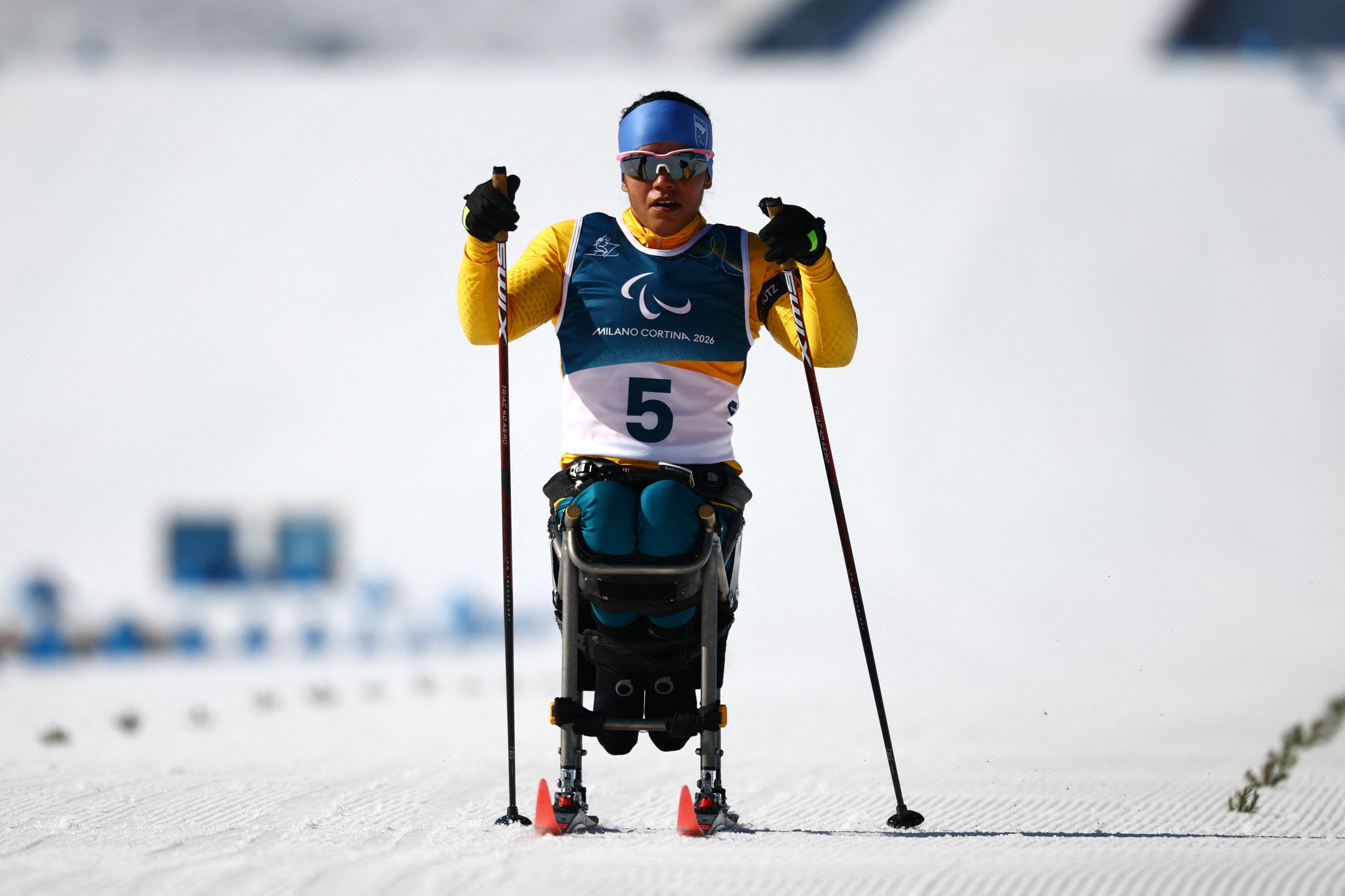 Aline Rocha fica em 7° no sprint do biatlo e iguala melhor marca nas ...