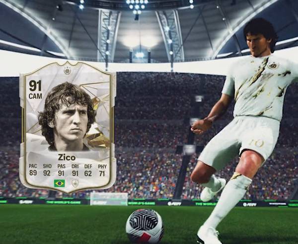 EA FC 24 anuncia Zico como novo jogador lendário | ea fc | ge