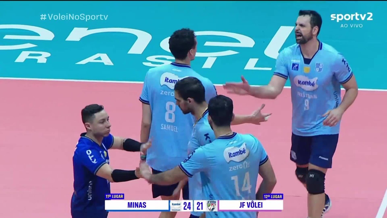 Minas vence JF Vôlei e sobe na tabela da Superliga Masculina | Ge