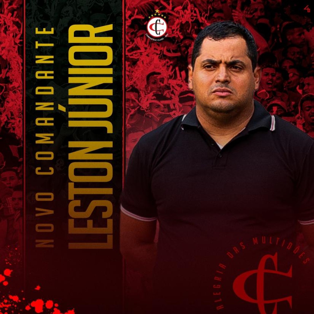 Campinense anuncia Leston Júnior como novo técnico | campinense | ge