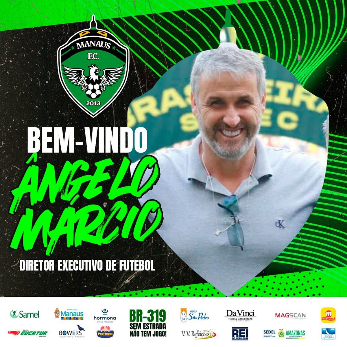 Manaus oficializa Ângelo Márcio como diretor executivo do clube para a temporada 2025 | manaus | ge