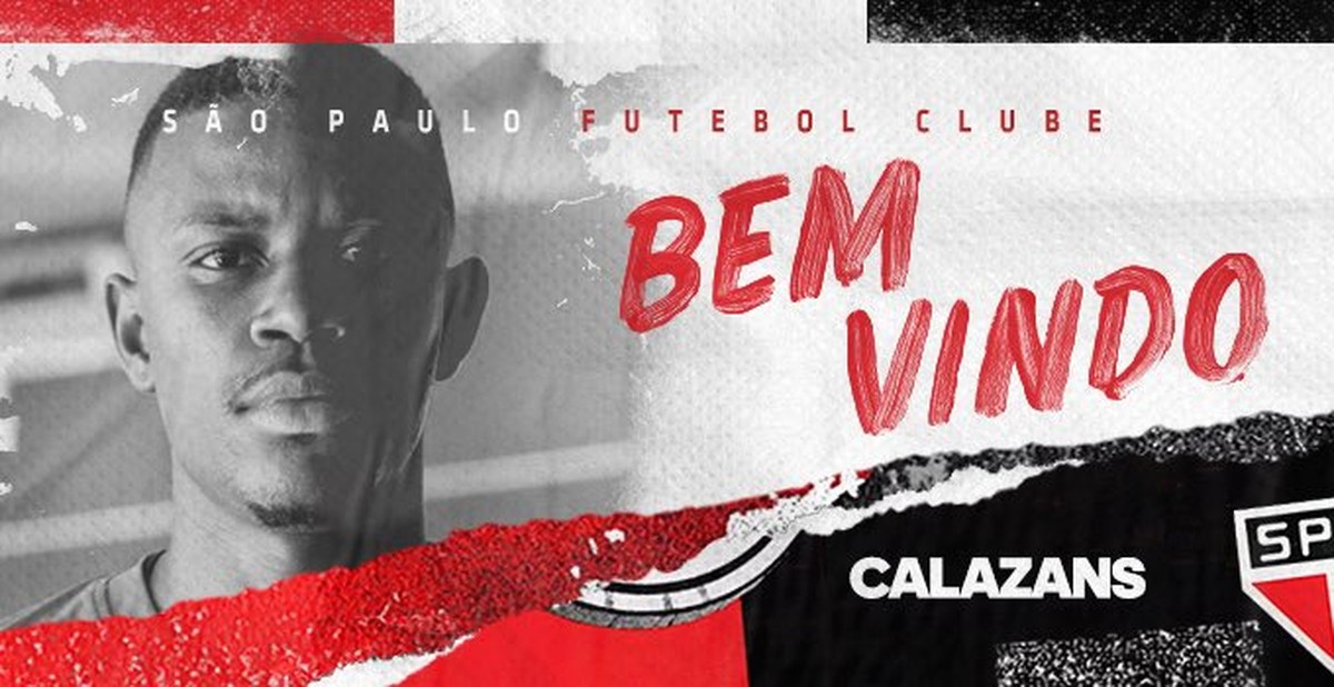 Calazans é anunciado como novo reforço do São Paulo; contrato é de três ...