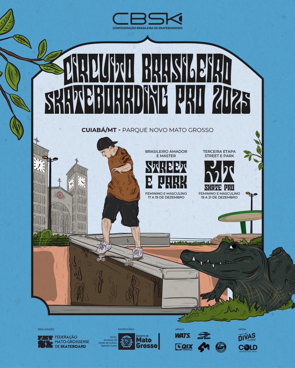 Cuiabá recebe competições nacionais de Skate Park e Street no Parque ...
