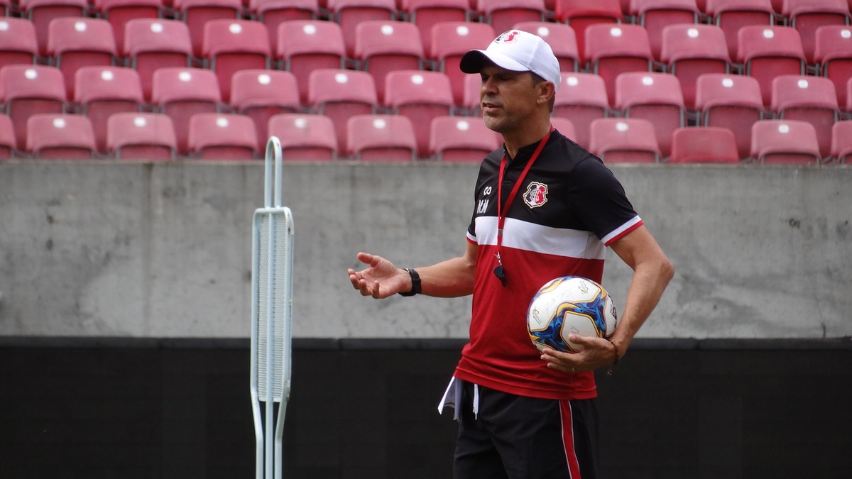 Santa Cruz treina na Arena, palco da "decisão" de sexta-feira; veja ...