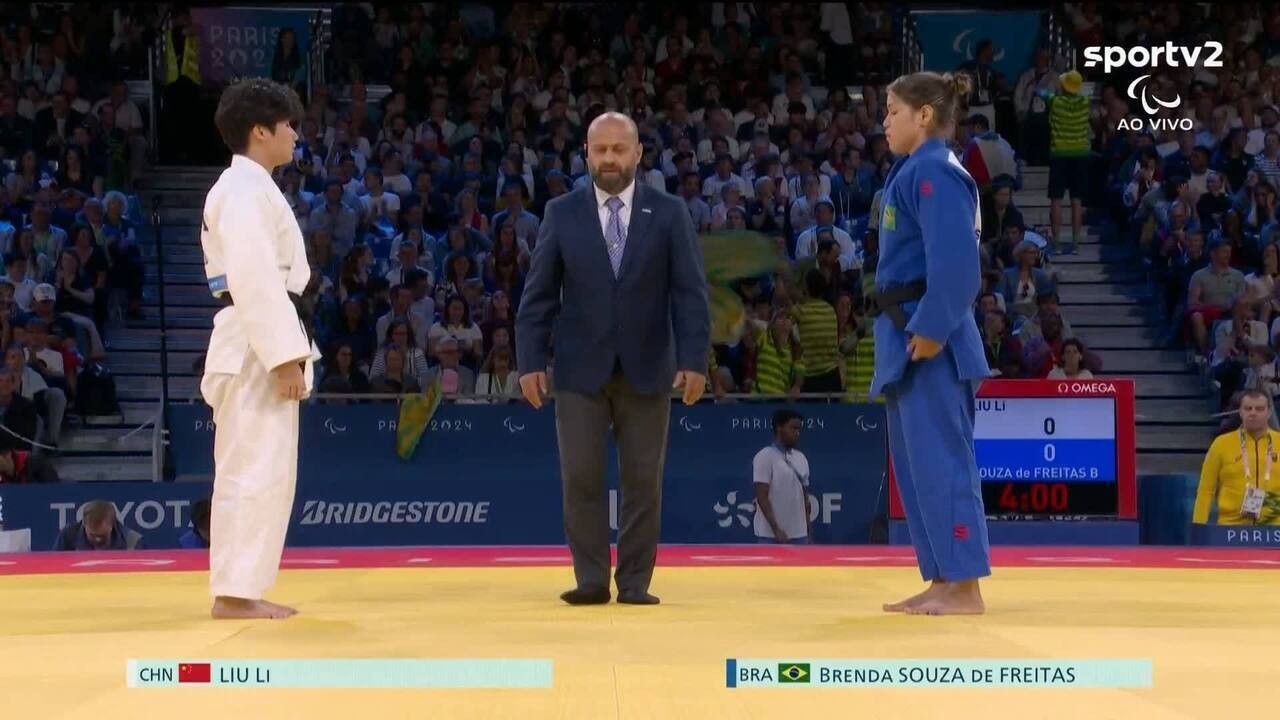 Brenda Freitas fica com a prata na categoria até 70kg no judô nas Paralimpíadas 2024 ...