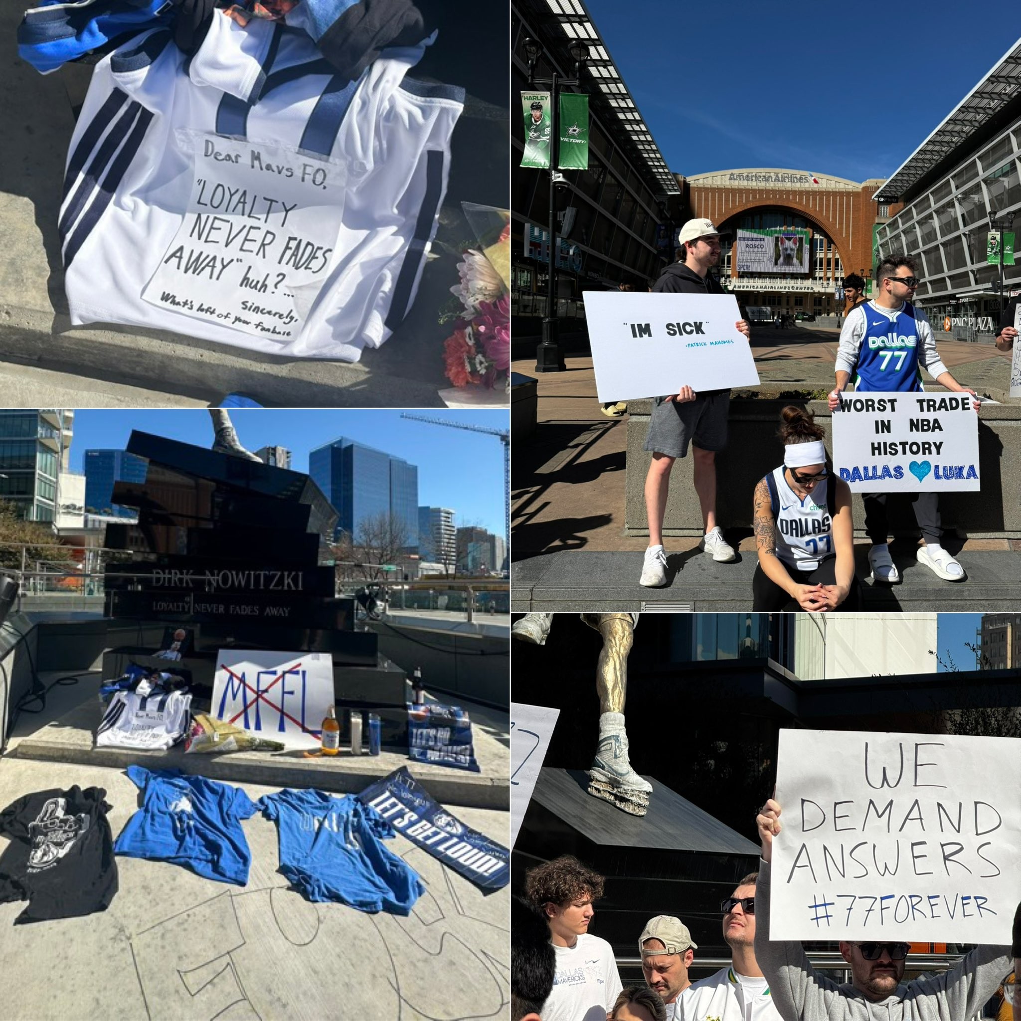 Fãs fazem funeral de mentira para protestar contra troca de Luka Doncic ...