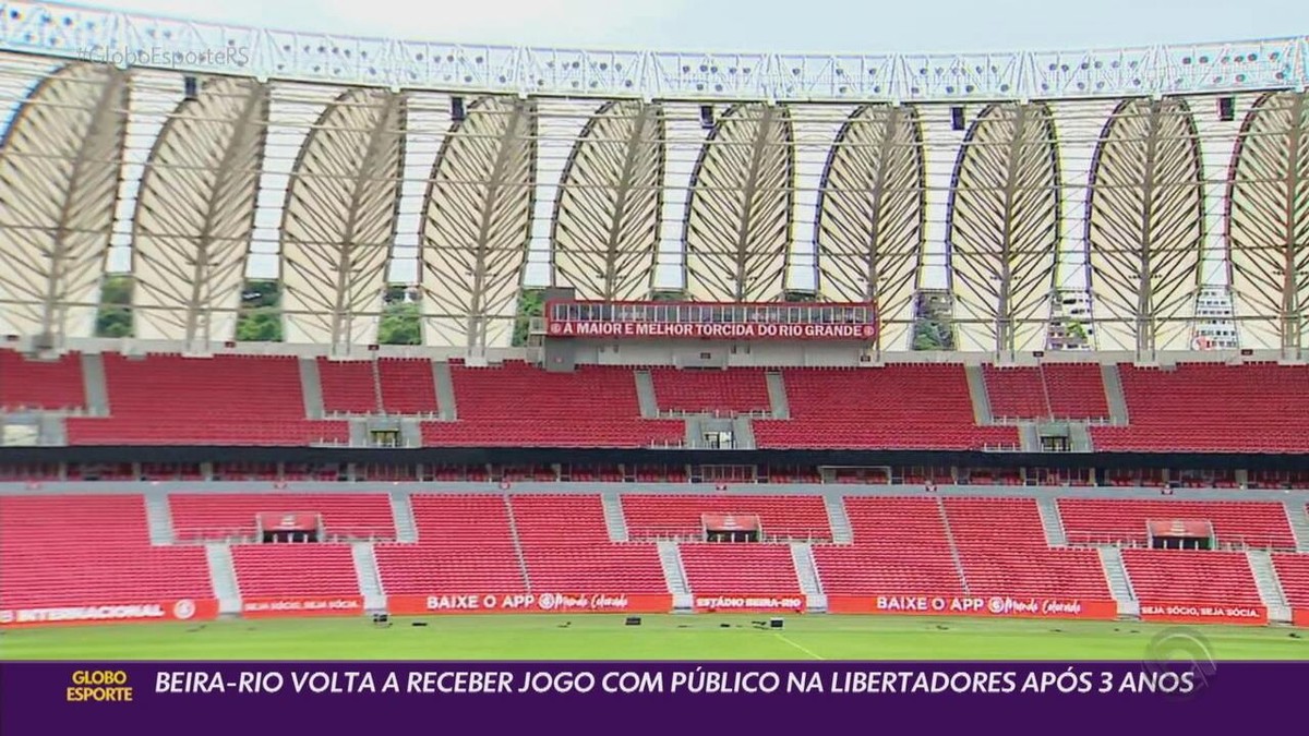 Inter volta a receber público no Beira-Rio pela Libertadores depois de ...