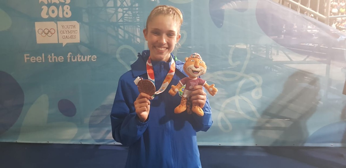 Sandy Macedo conquista o bronze no Taekwondo até 55kg, nos Jogos ...