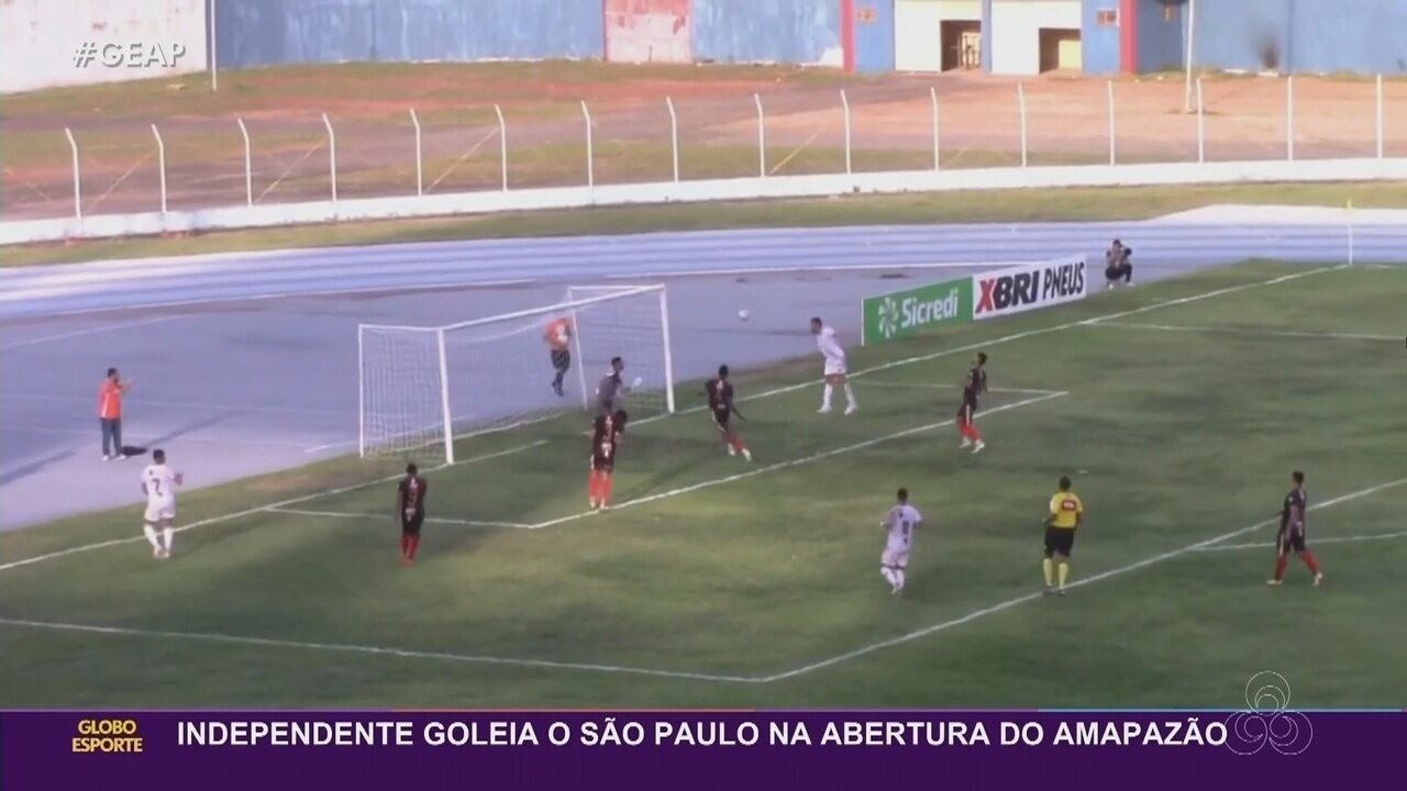 Independente goleia o São Paulo-AP na abertura do Amapazão 2024