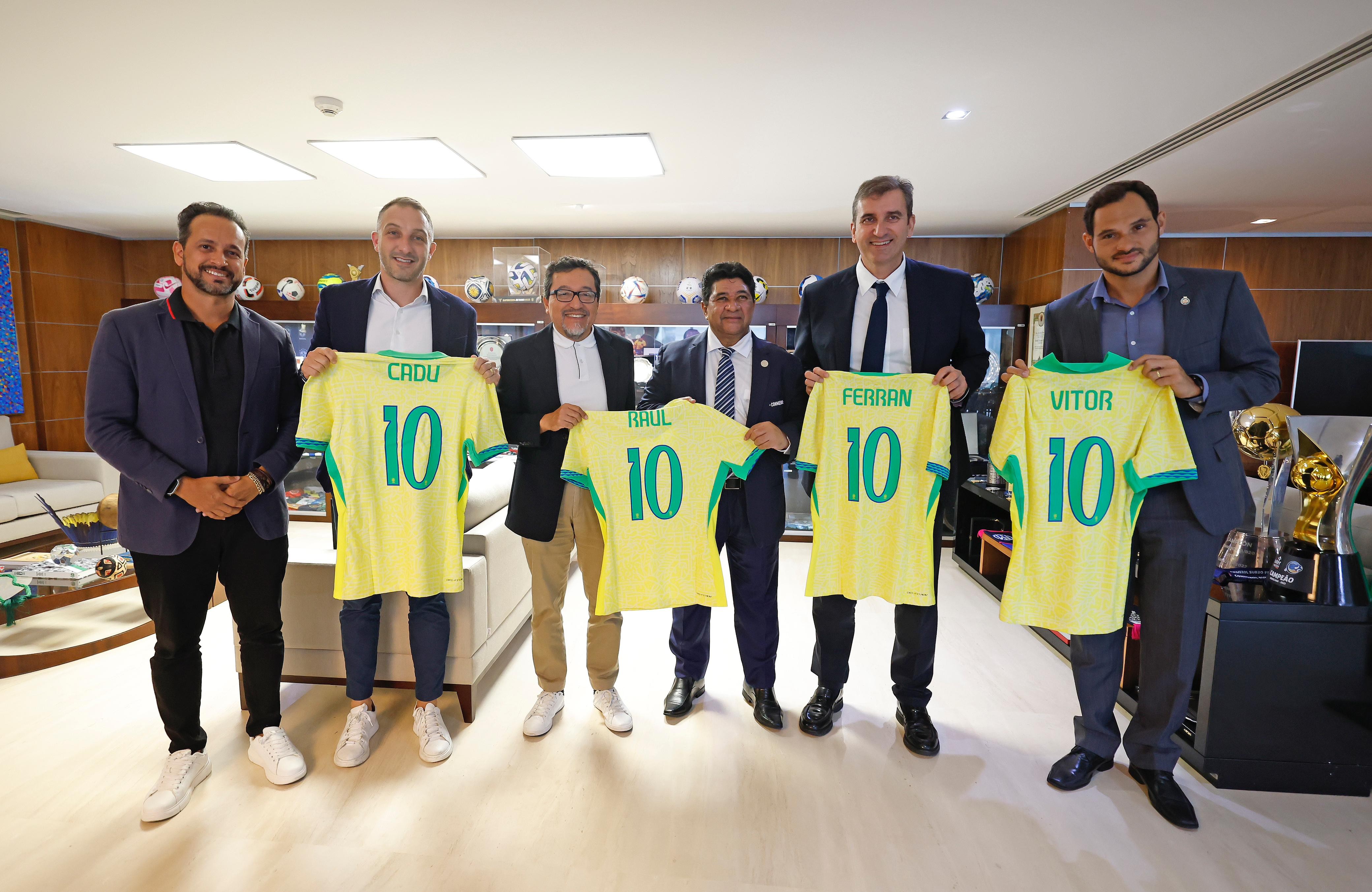 CEO do Grupo City visita presidente da CBF com executivos do Bahia ...