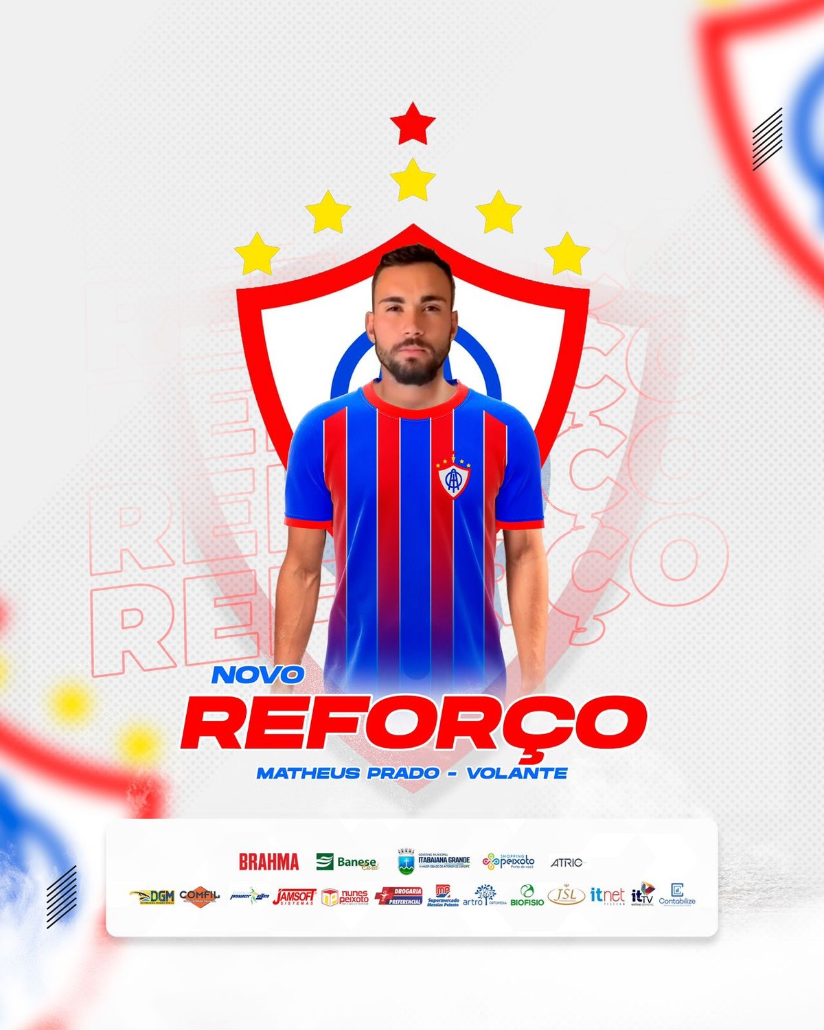 Itabaiana contrata volante Matheus Prado para temporada 2024 | itabaiana | ge