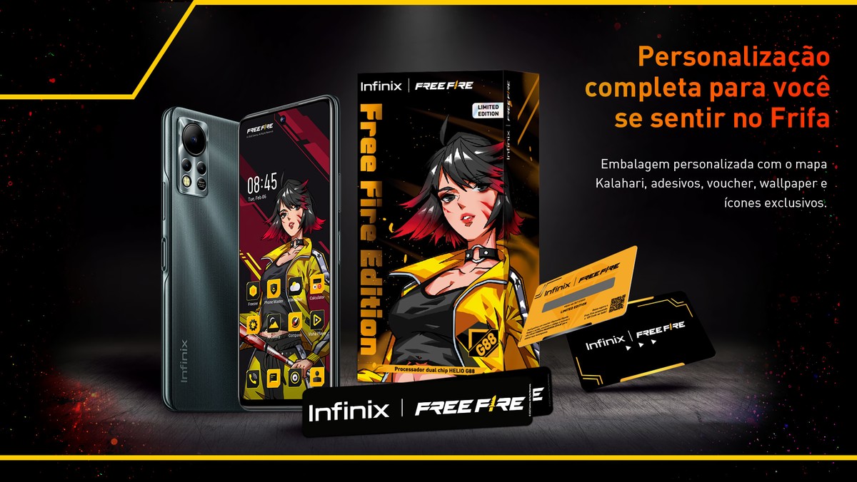 Free Fire: empresa lança celular personalizado do jogo | free fire | ge