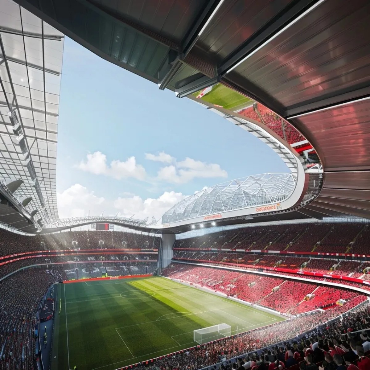 Inteligência artificial simula projeto de reforma do Old Trafford; veja ...