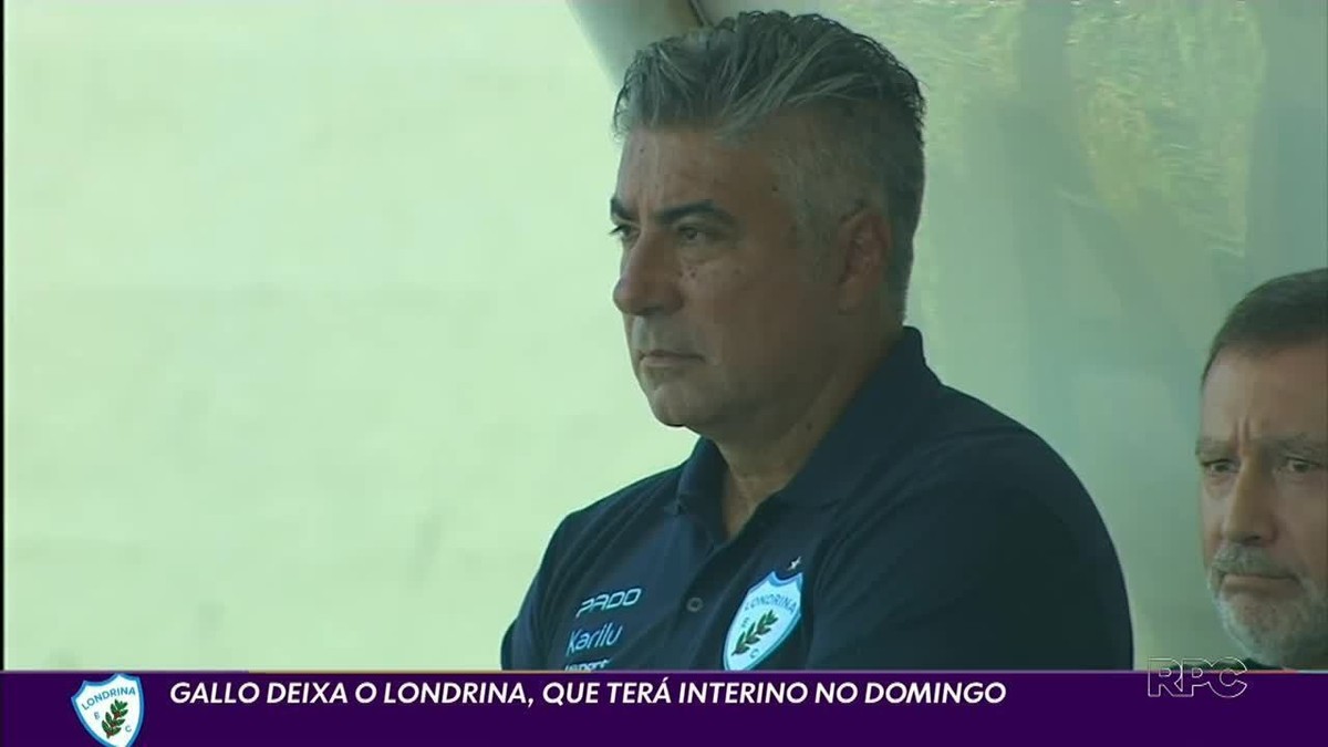 Alexandre Gallo não é mais o técnico do Londrina | londrina | ge