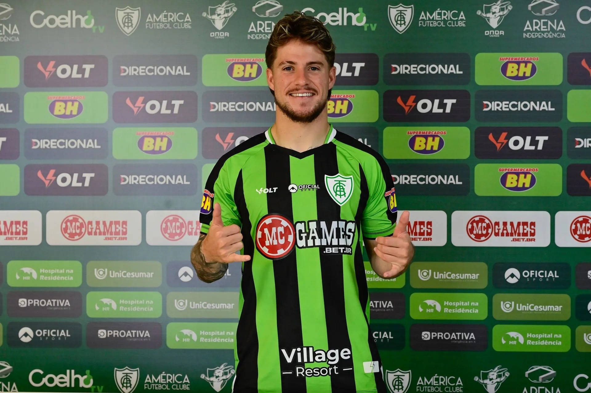 América-MG anuncia a contratação de Guilherme Pato