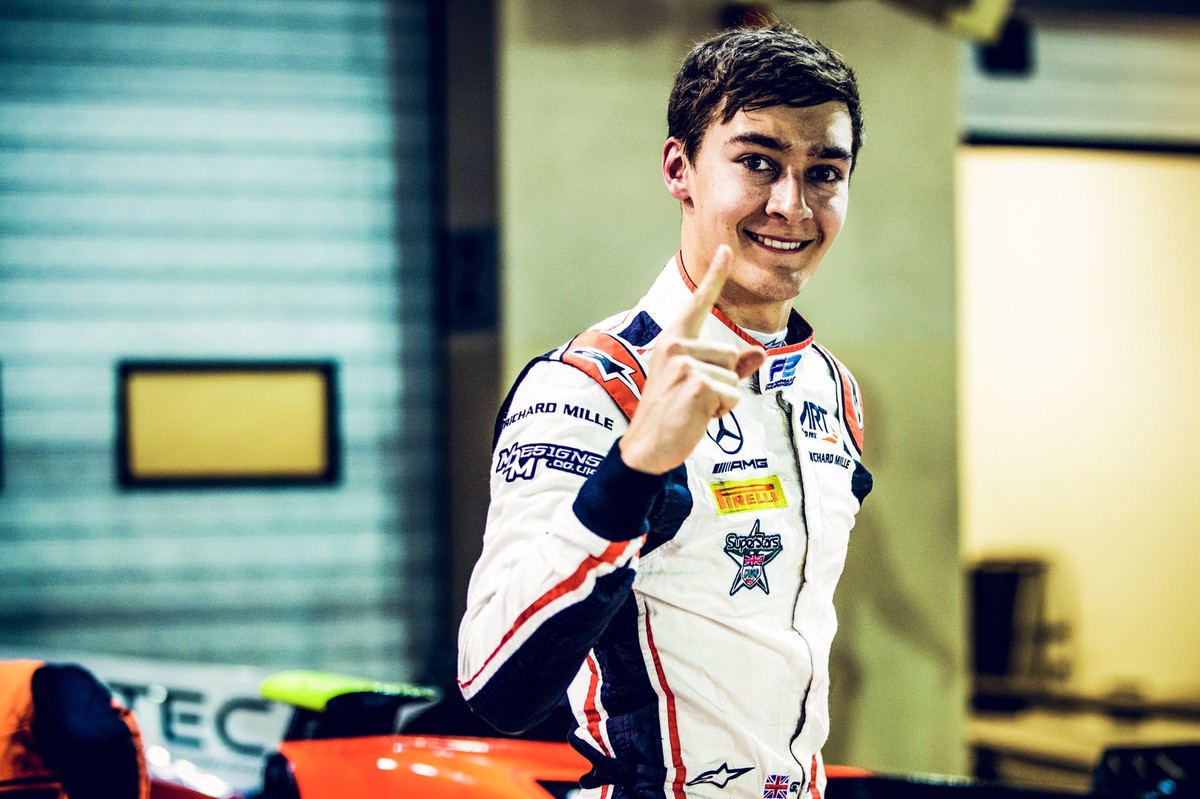 Confirmado na Williams, Russell faz a pole na F2 e depende apenas de 8º ...
