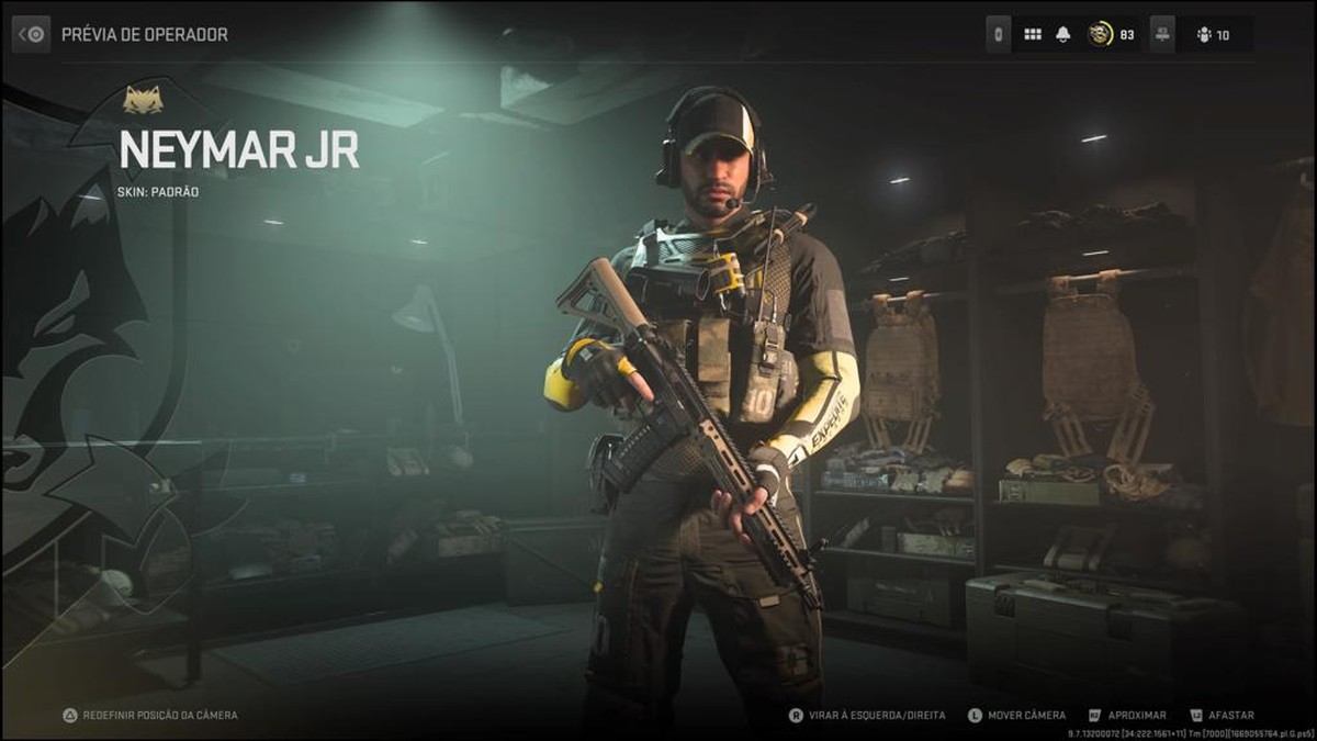 Neymar no Warzone: skin é lançada com voz do jogador; ouça | call of ...