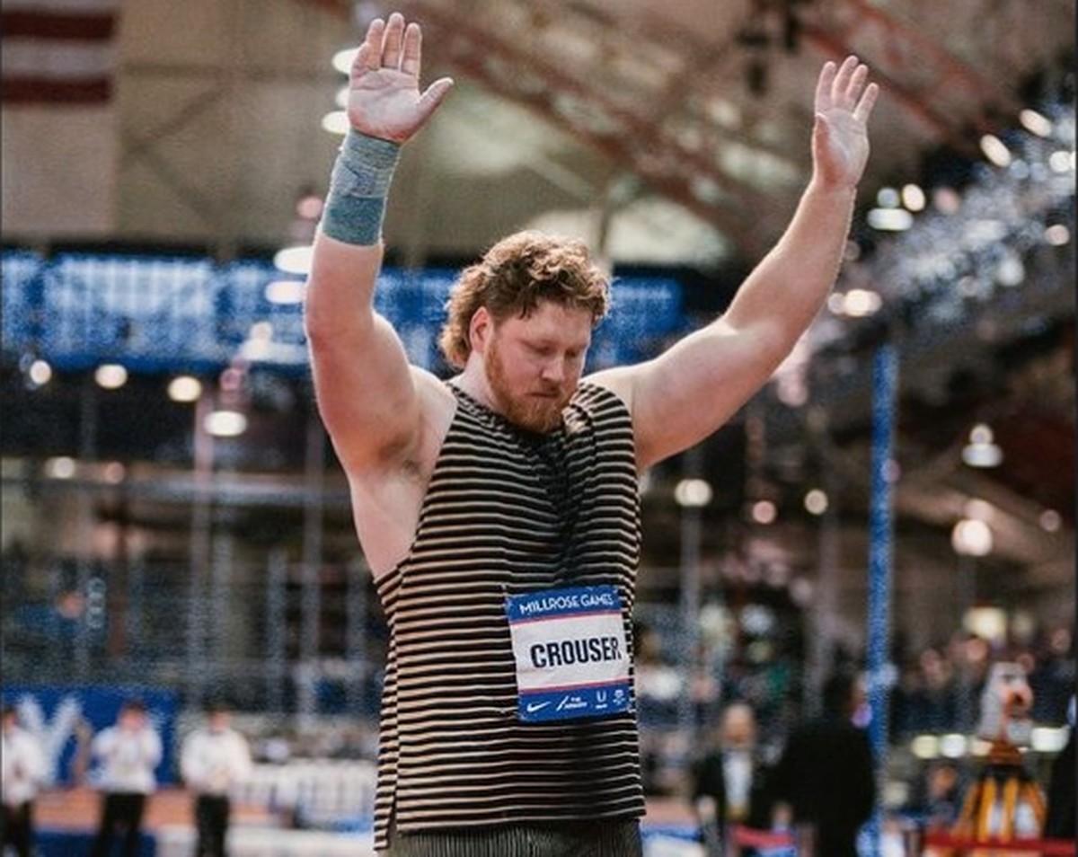 Ryan Crouser bate recorde mundial do arremesso do peso