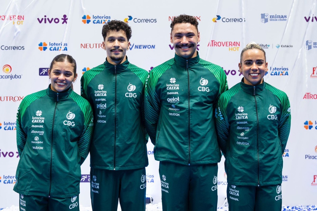 Camilla e Rayan vão representar o Brasil na ginástica de trampolim em ...