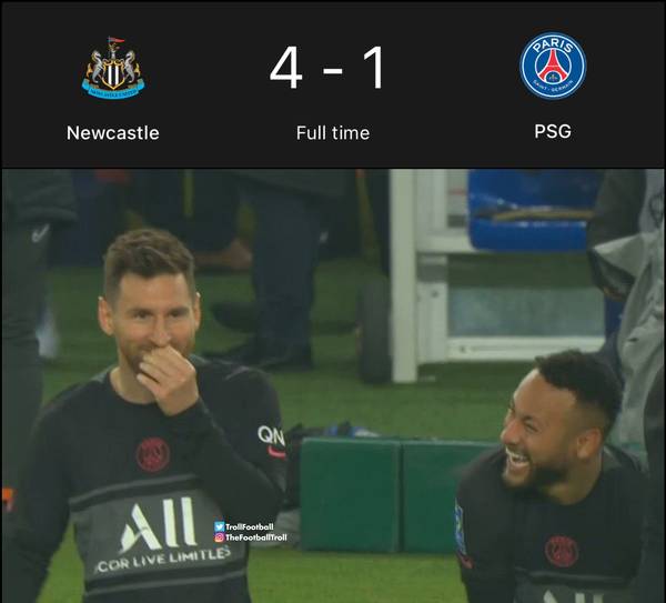 Derrota do PSG para o Newcastle rende memes na internet; veja | liga dos campeões | ge