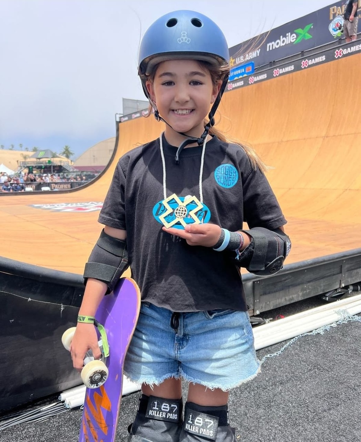 Conheça a skatista de nove anos que conquistou o ouro nos X-Games ...