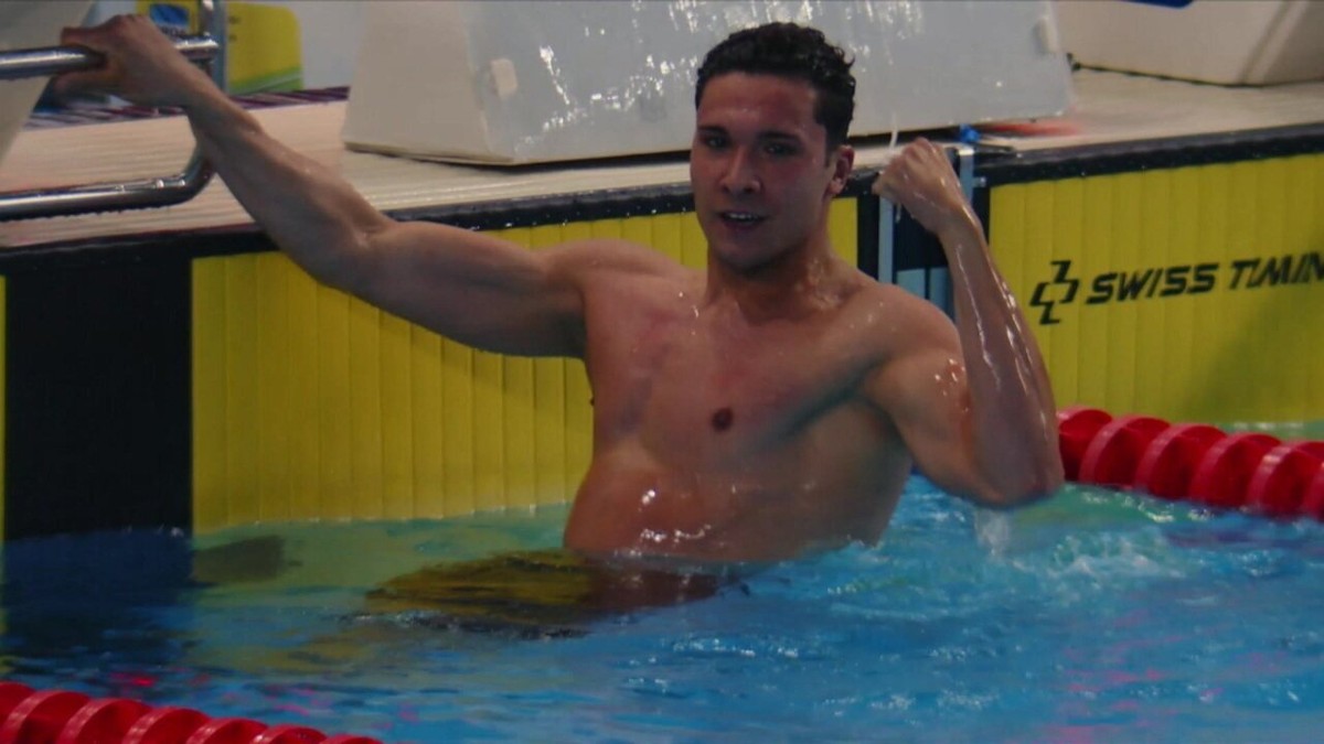 Kayky Mota garante vaga em Paris na Seletiva de Natação | natação | ge