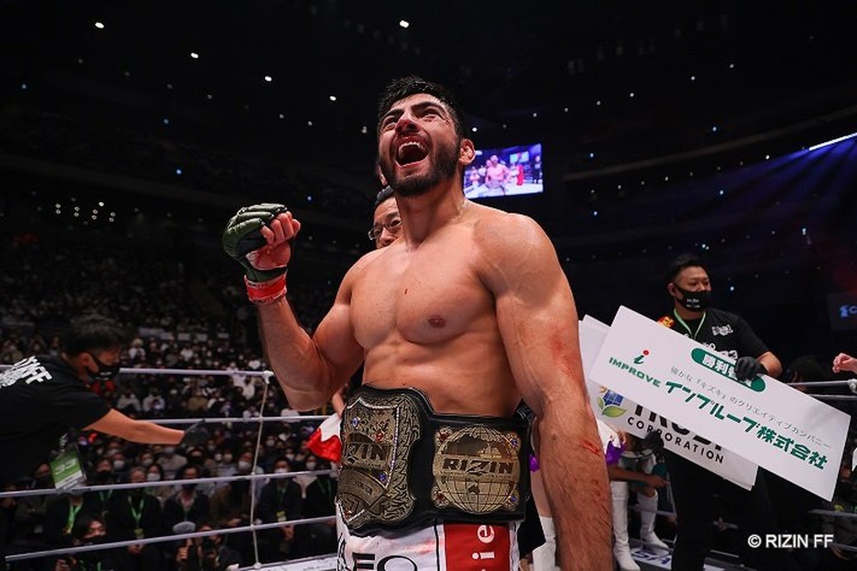 Roberto Satoshi enfrenta americano em maio no Rizin 42 | combate | ge