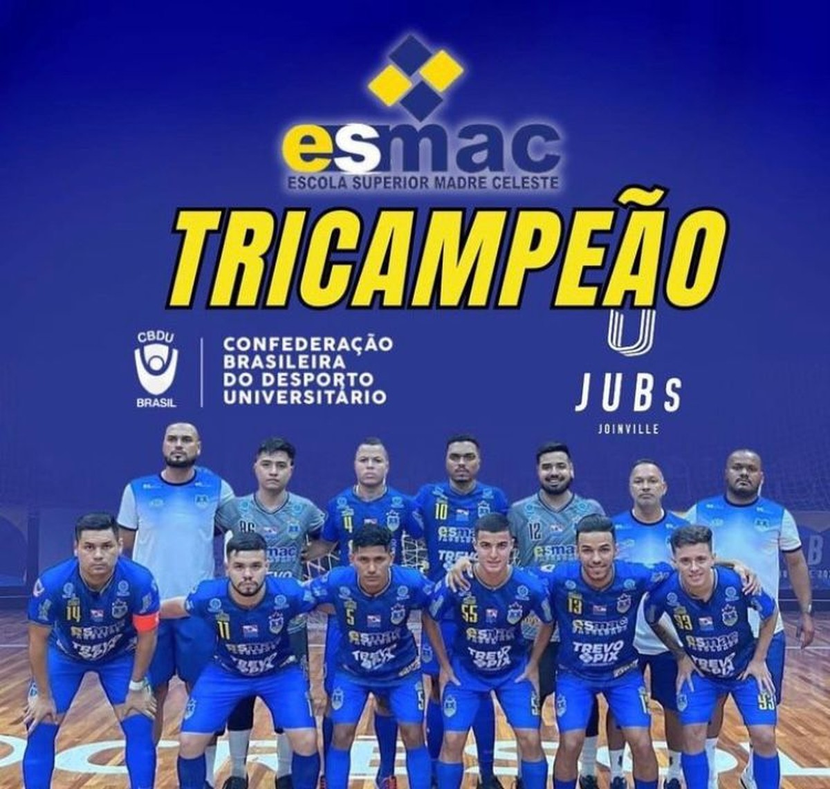 Esmac goleia Faipe-MT na final do JUBs e se torna tricampeã do torneio ...