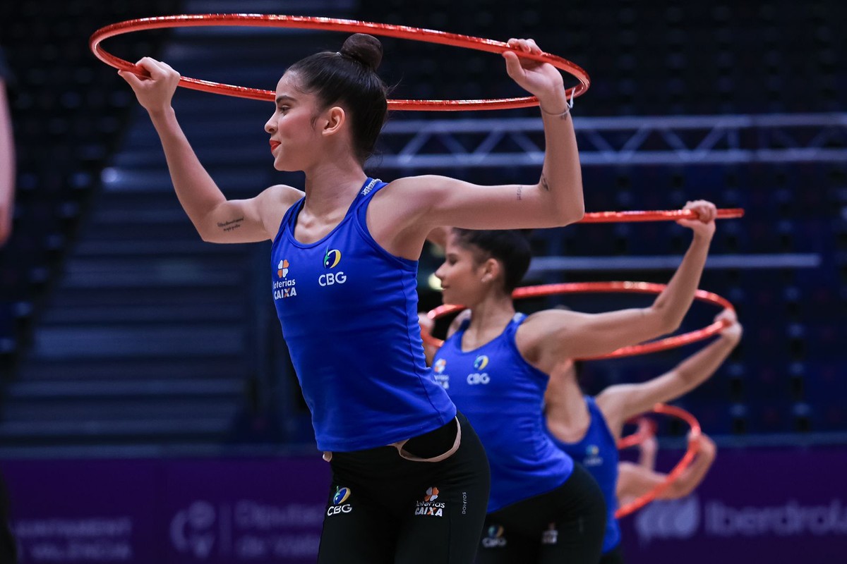 Seleções de ginástica rítmica realizam treino aberto em Aracaju ...