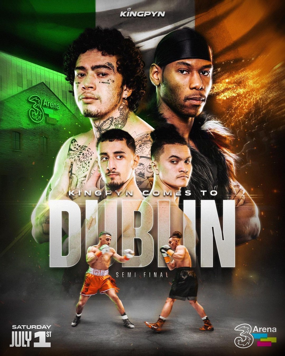 Luta entre Whindersson Nunes e King Kenny, pelo torneio High Stakes, é ...