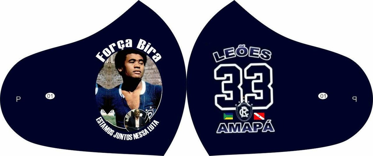 Torcida do Remo no AP vende máscaras personalizadas de Bira, que luta ...
