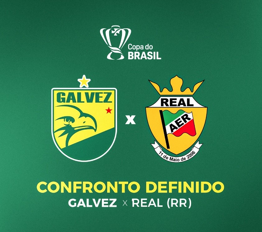 CBF confirma detalhes do confronto Galvez x Real-RR, pela 1ª fase da ...
