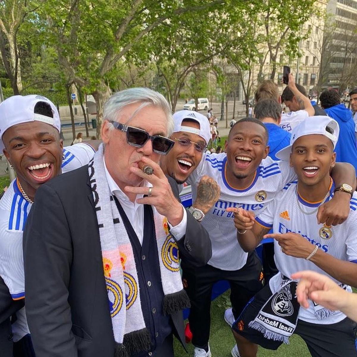 Brasileiros do Real Madrid brincam com Ancelotti sobre Seleção ...