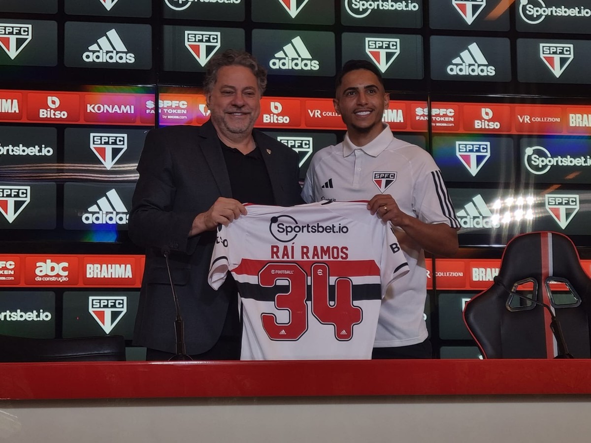 Com nome de ídolo, Raí Ramos cita "honra" de defender o São Paulo | são ...