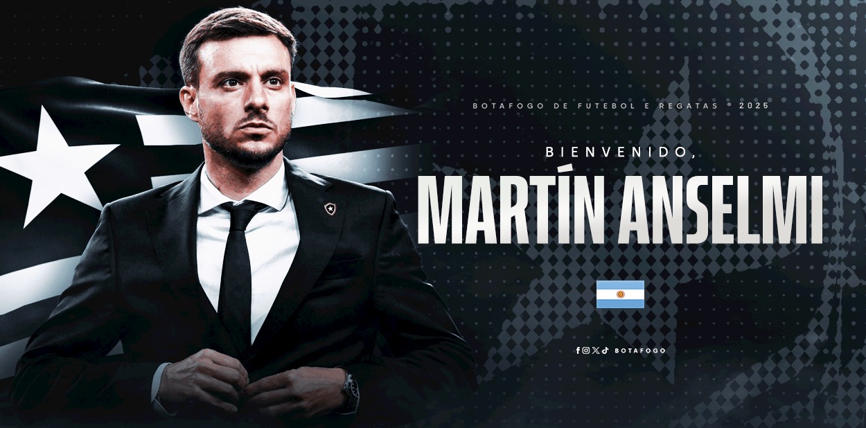 Botafogo anuncia a contratação do técnico Martín Anselmi | Ge