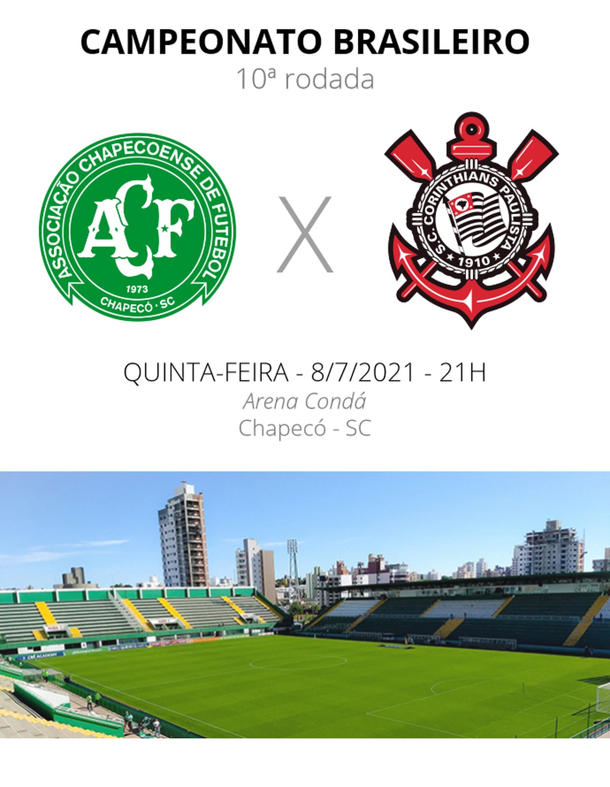Chapecoense X Corinthians Veja Onde Assistir Escalações Desfalques E