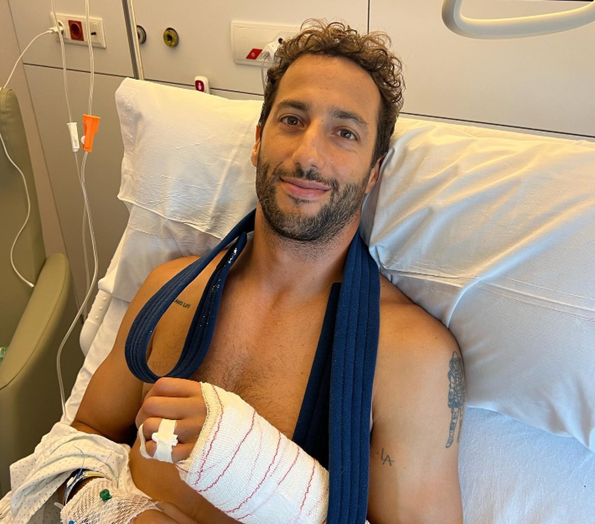 Daniel Ricciardo agradece apoio após cirurgia: "Não é um revés ...