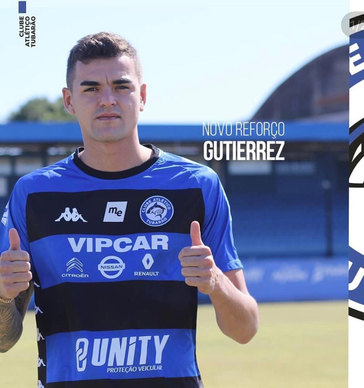 Tubarão anuncia mais dois reforços para a Série D | tubarão | ge