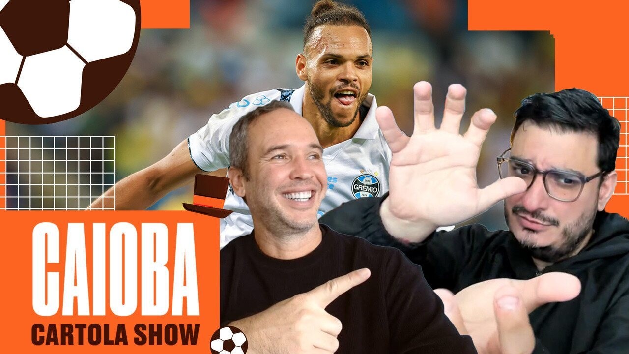 Caioba Cartola Show: time de Caio e Pardal tem maioria de Flamengo, Grêmio e Palmeiras | betano | ge