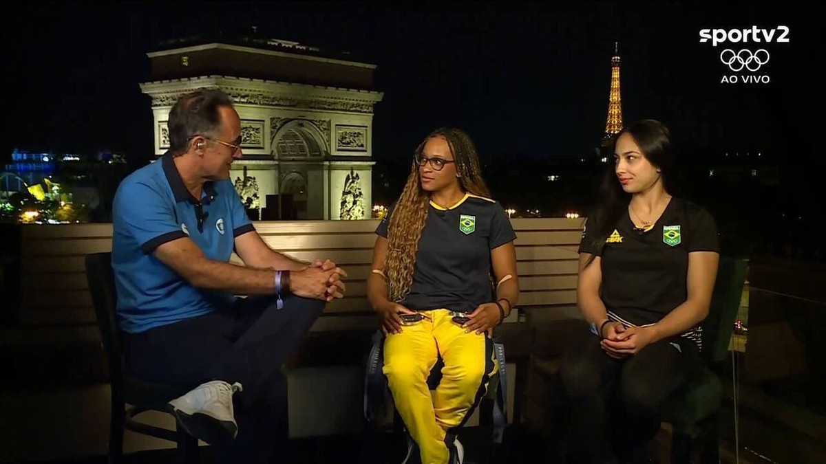 Rebeca diz que 4º lugar na trave foi importante na conquista do ouro ...