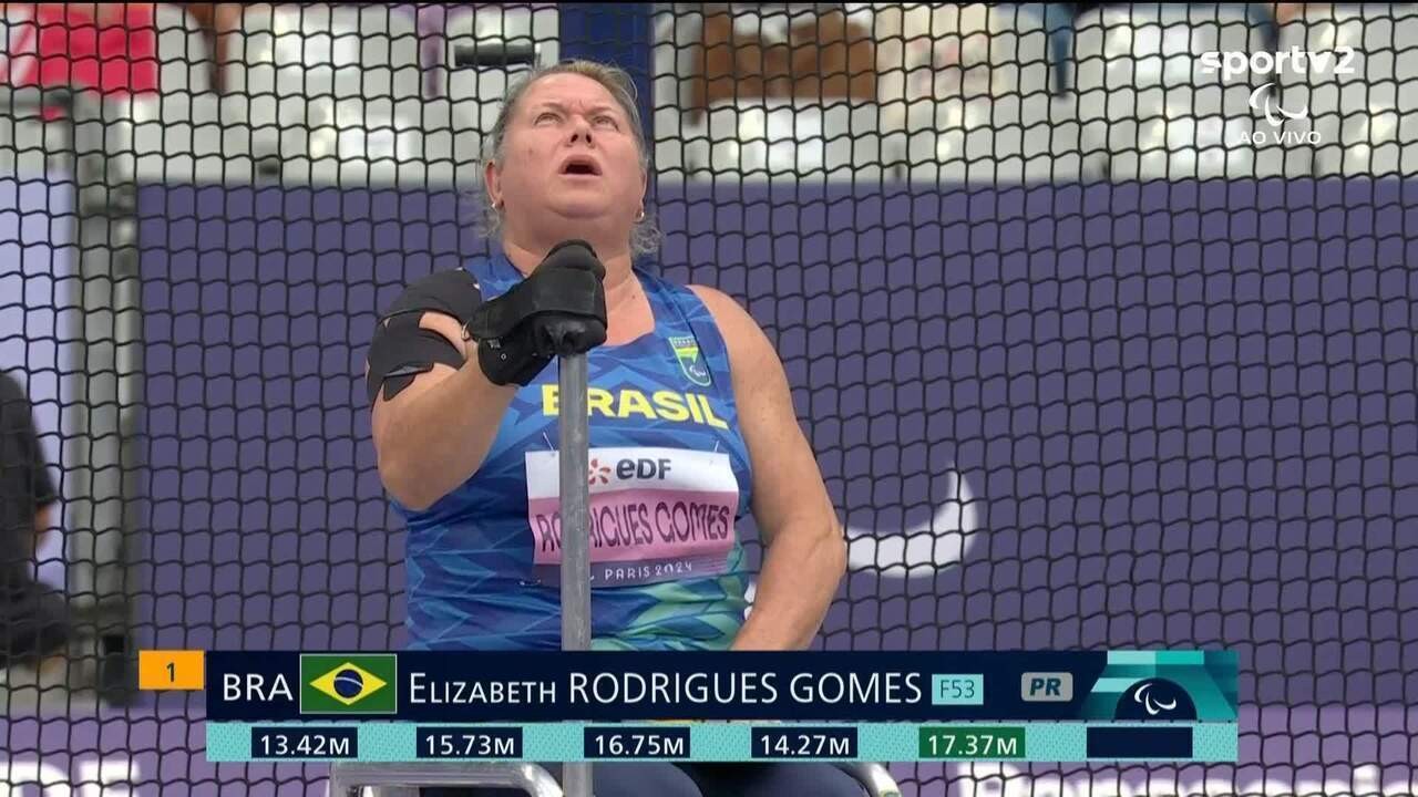 Beth Gomes leva 2ª medalha do dia com ouro e recorde paralímpico no ...