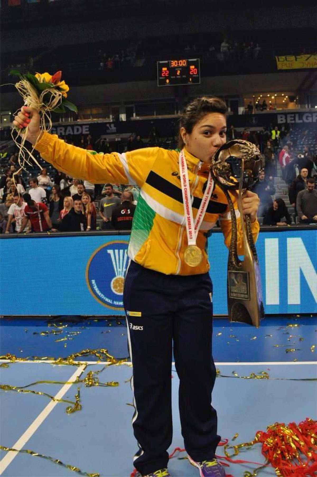 Campeã mundial de handebol com a seleção brasileira, Hannah Nunes é ...