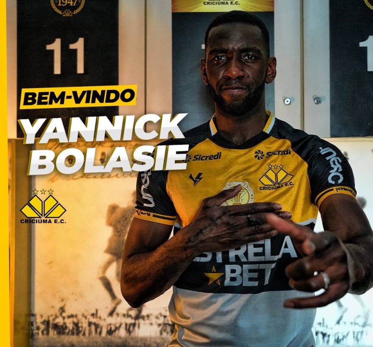 Criciúma oficializa contratação do atacante Yannick Bolasie | criciúma | ge