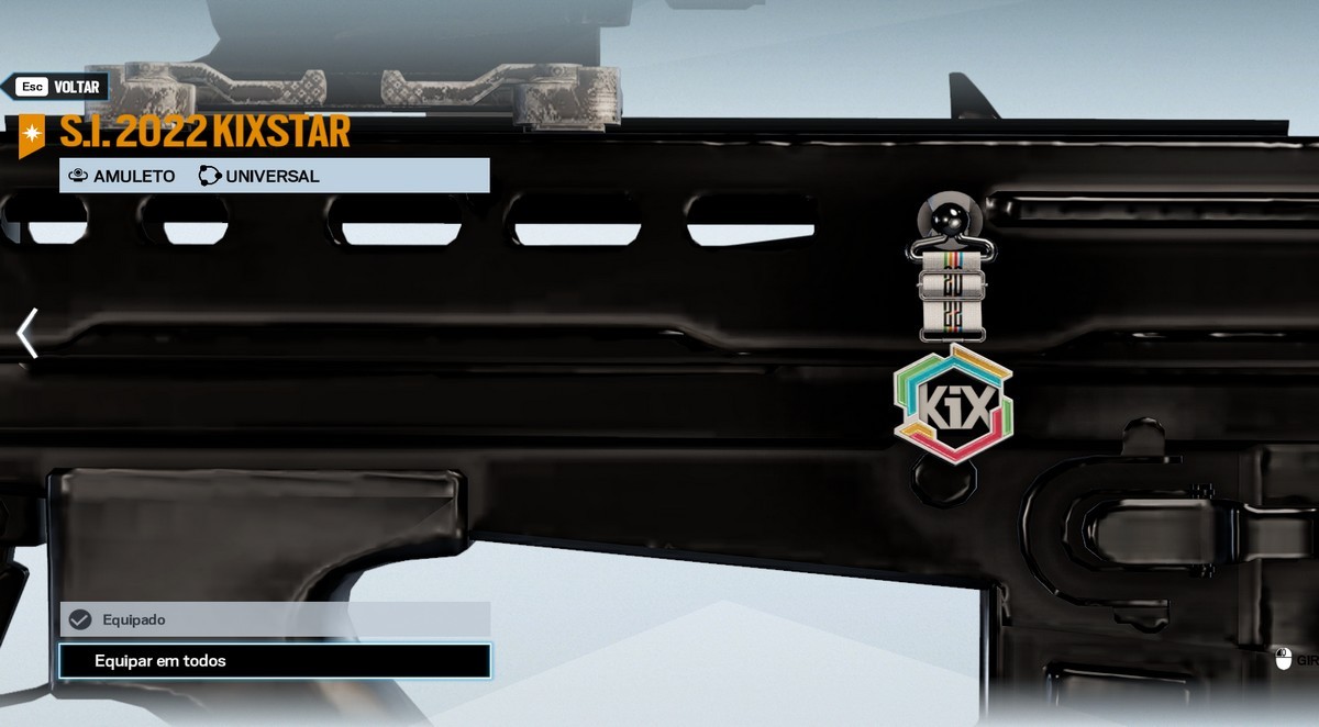 R6: KiXSTAR recebe homenagem em amuleto; veja como pegar | rainbow 6 | ge