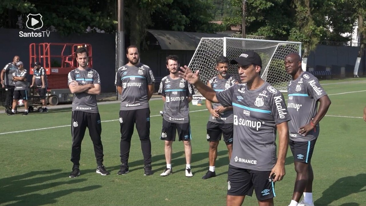Vídeo Veja Como Foi O Primeiro Treino De Fabián Bustos No Santos